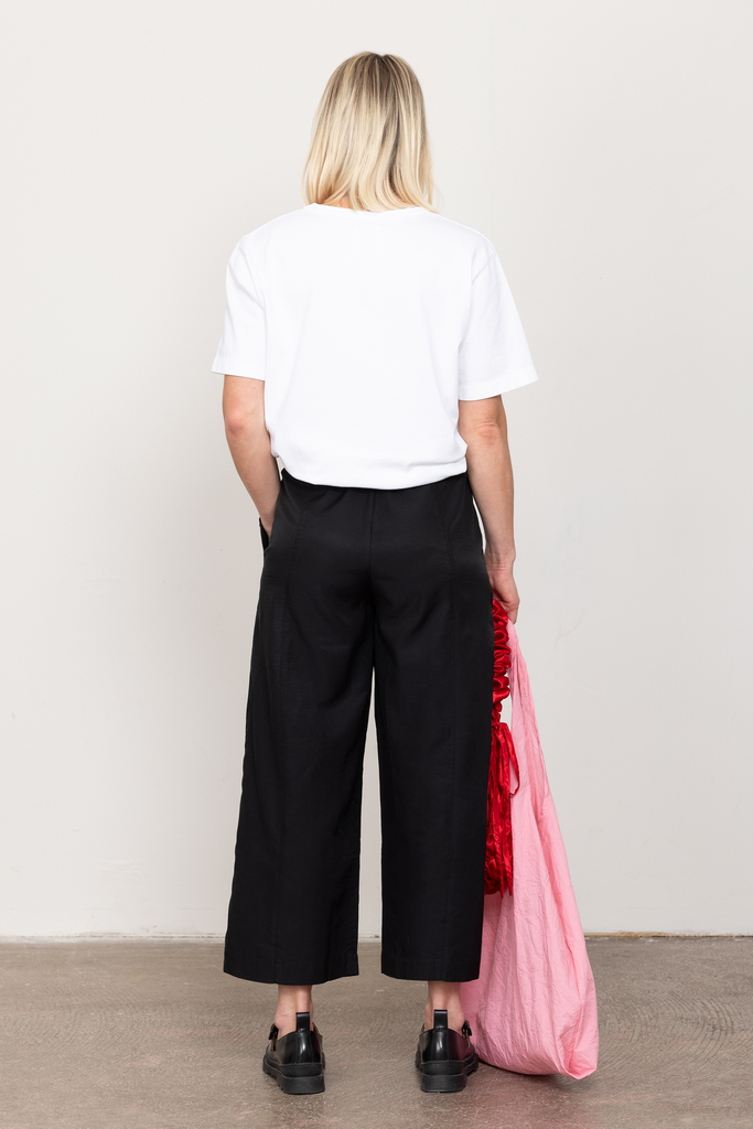 Black cropped trousers – Buffet Clothing