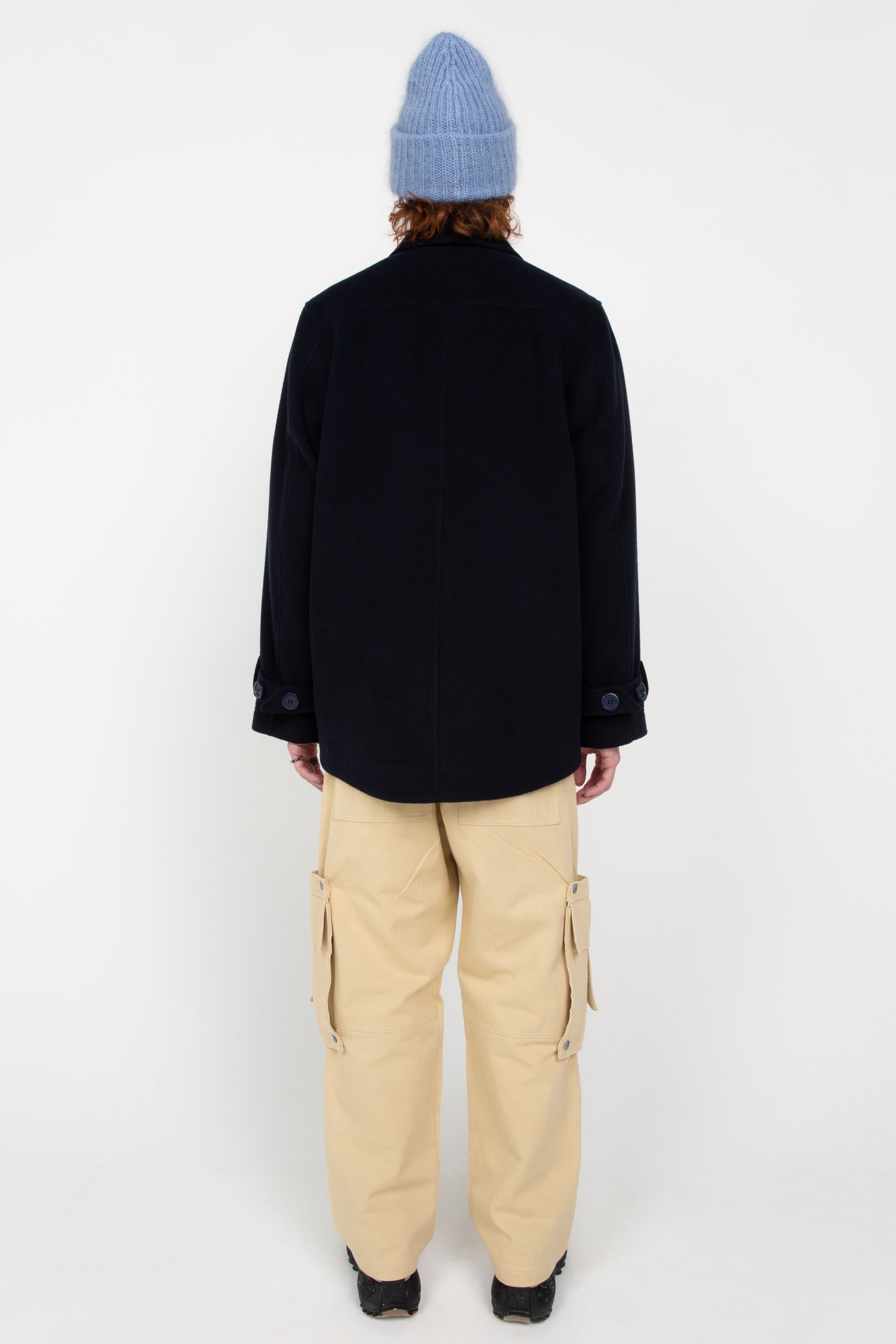 Navy men's coat – Buffet Clothing