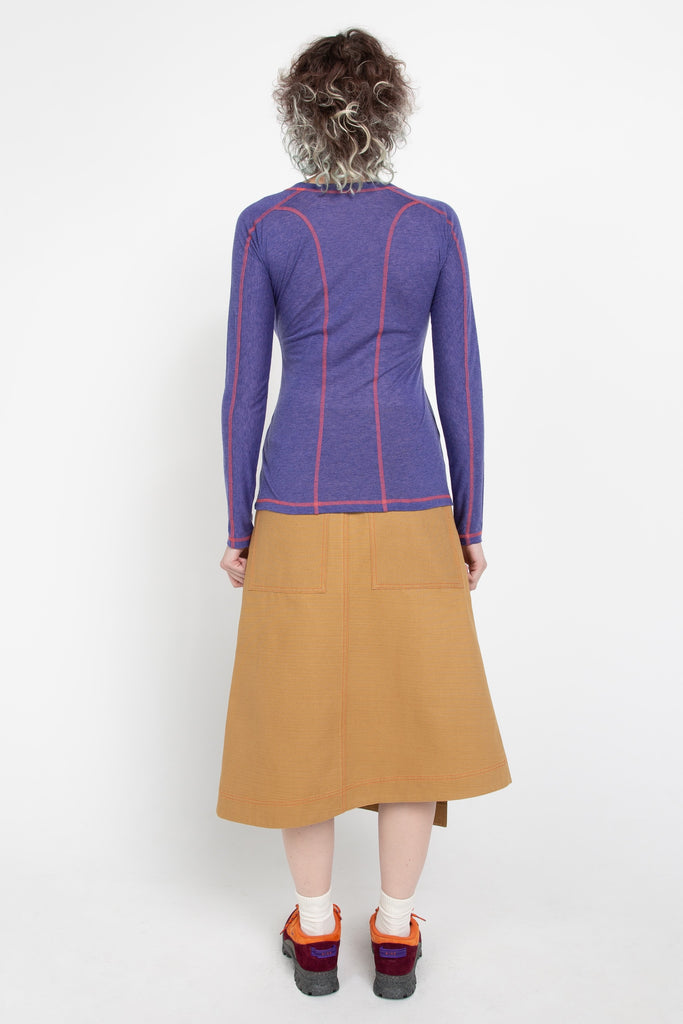 Violet paneled longsleeve – Buffet Clothing
