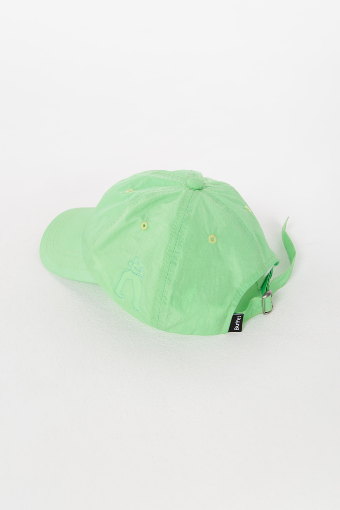 Green nylon dad cap – Buffet Clothing
